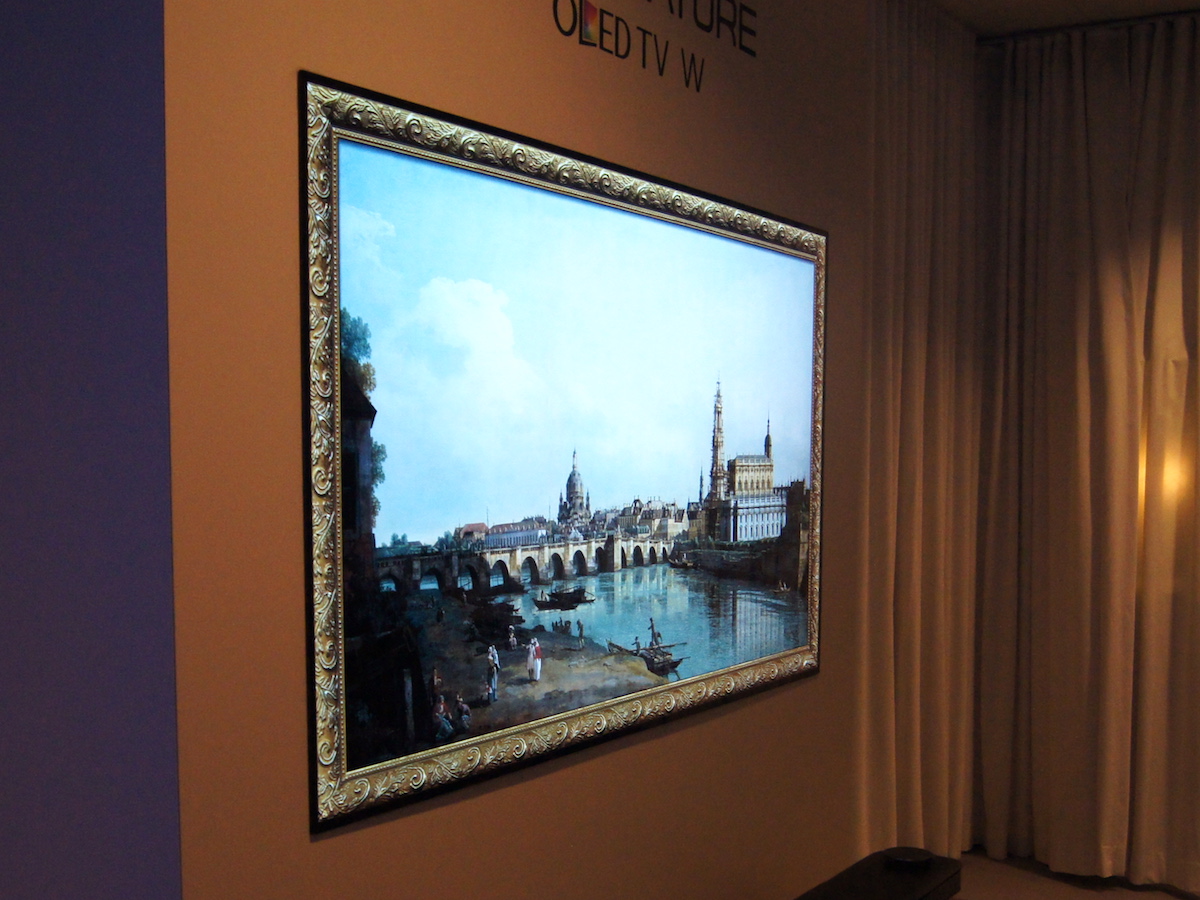 LG Signature W7 Wallpaper OLED TV review | Stuff