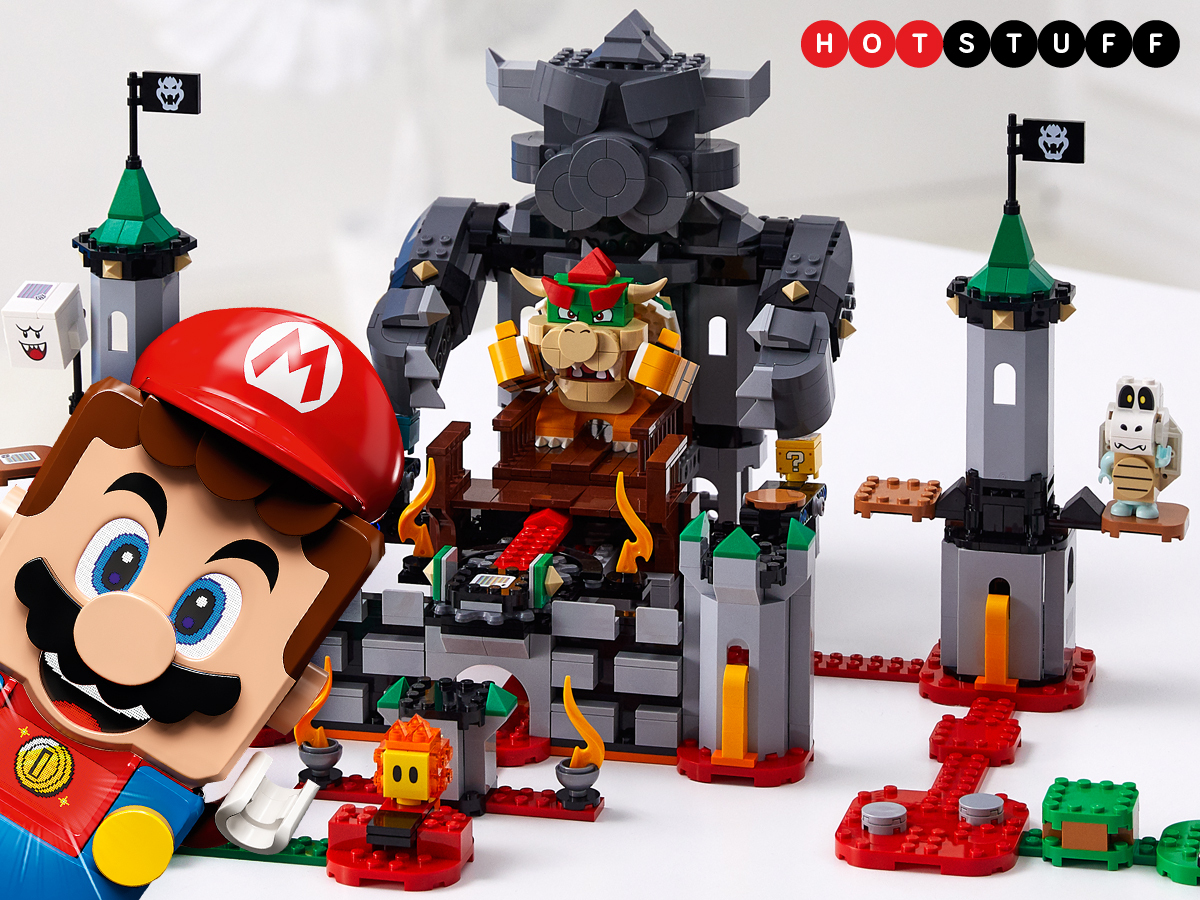Lego Super Mario is a bizarre mix of custom-designed plastic levels and ...