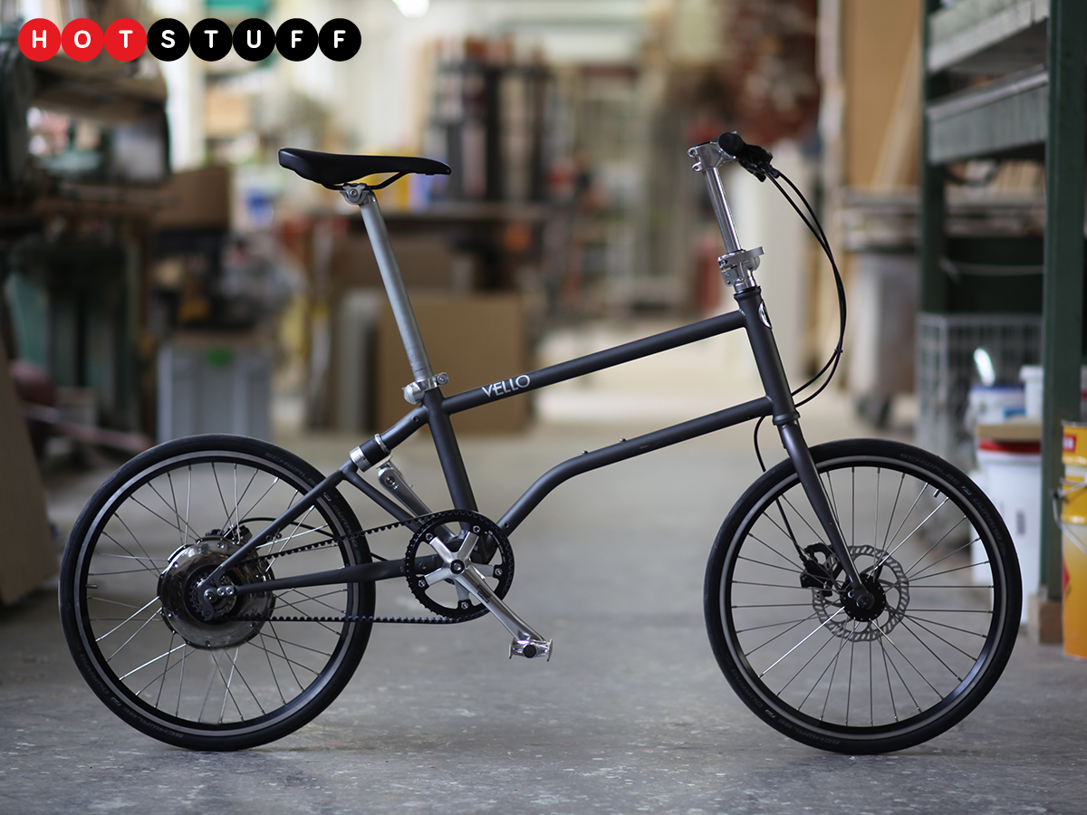 This minimalist folding bike has a powerful secret | Stuff