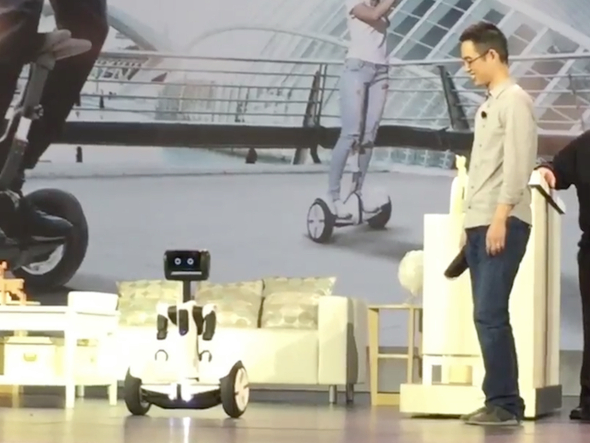 The Ninebot Segway is an adorable robot helper that you can also ride ...