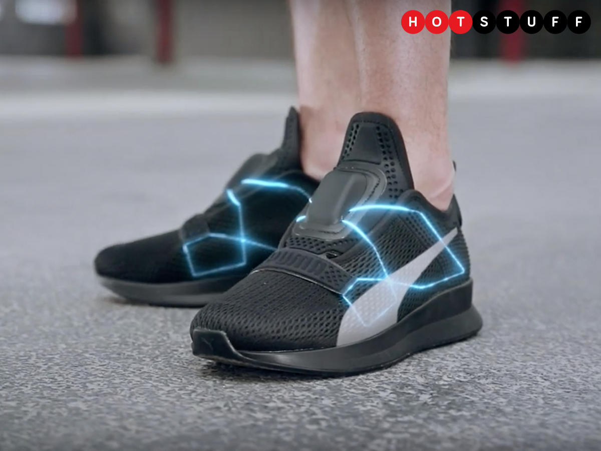 Puma's new self-lacing trainers can be controlled from your smartphone ...