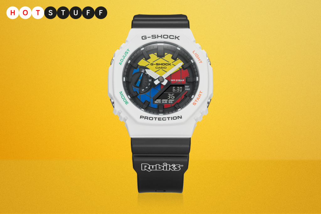 Casio’s Rubik’s Cube collab is a colourful timepiece for retro puzzlers ...