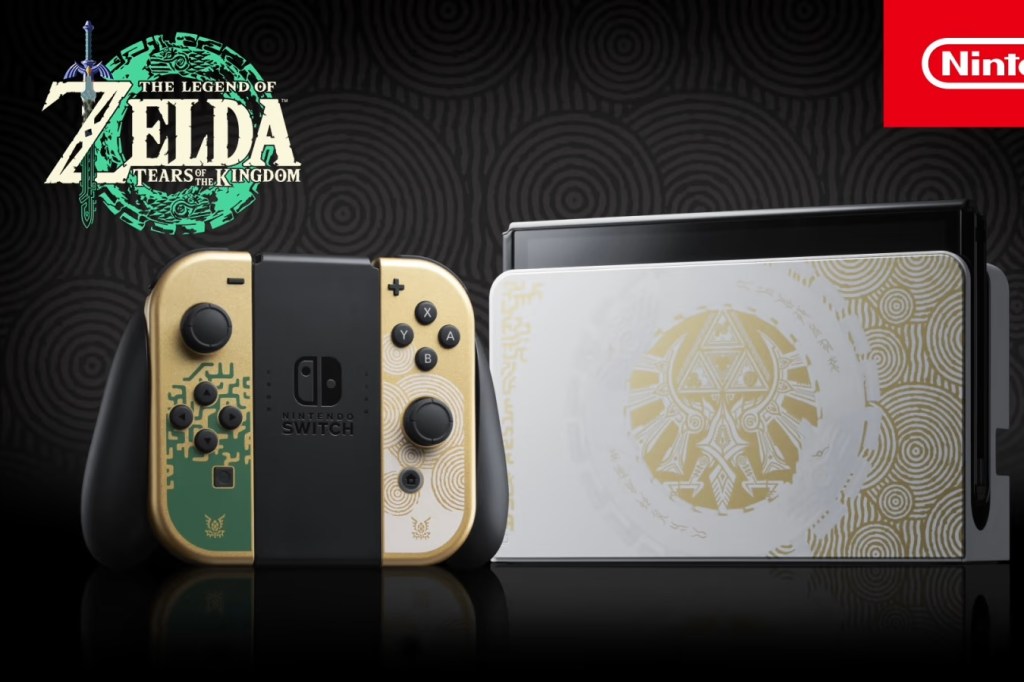 Zelda-themed Switch OLED revealed for Tears of the Kingdom | Stuff