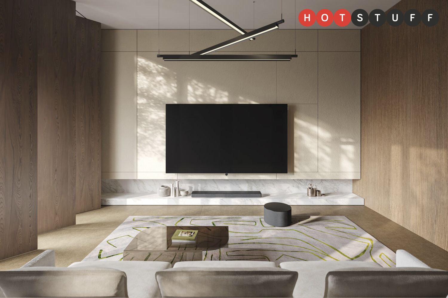 Loewe's latest telly is a 77-inch OLED behemoth with a hidden soundbar ...