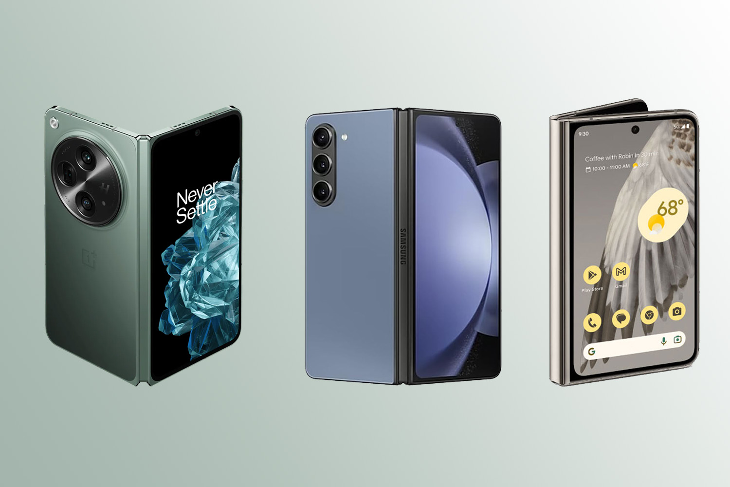 OnePlus Open vs Samsung Galaxy Z Fold 5 vs Google Pixel Fold: which is ...