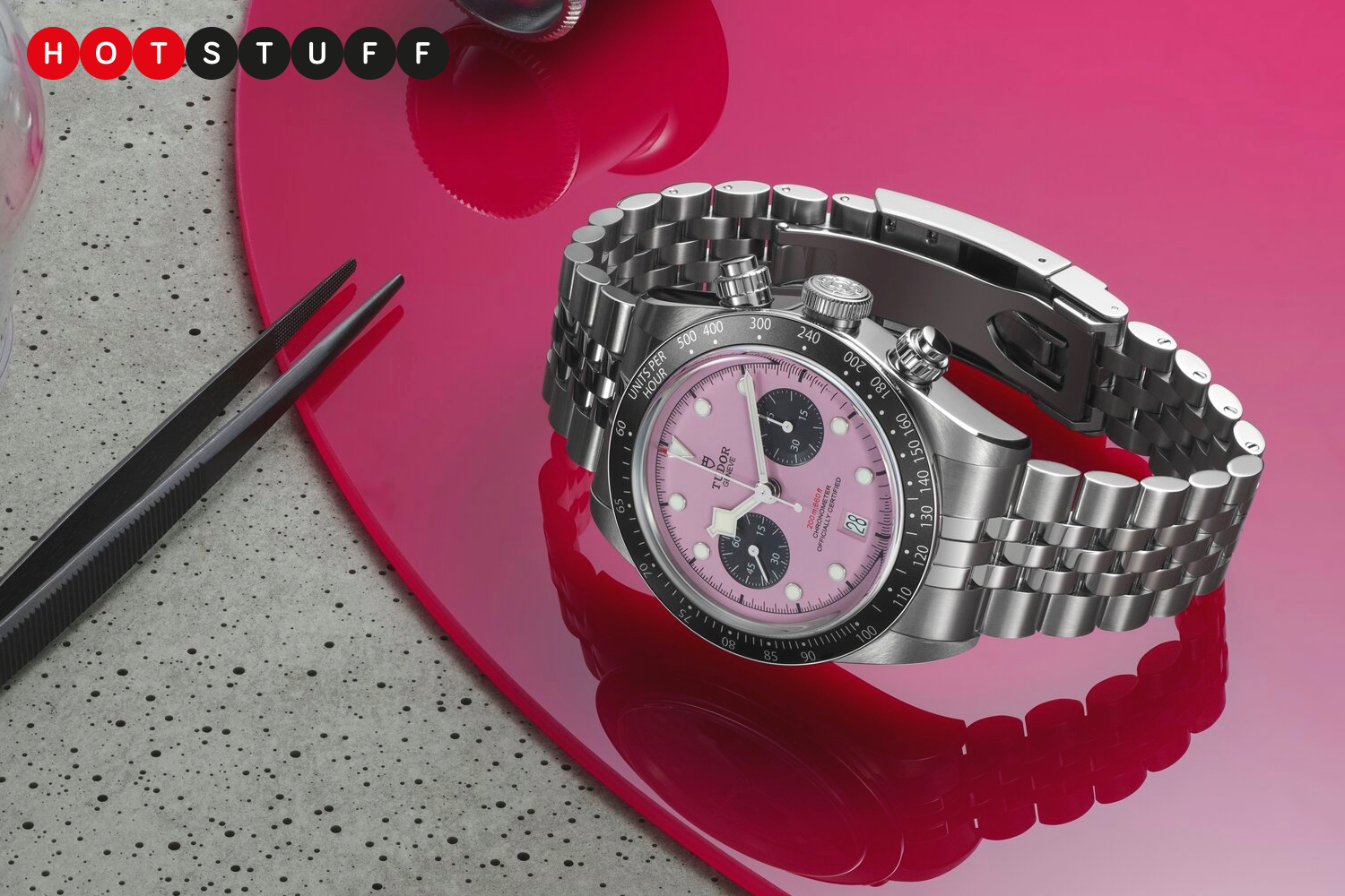 Tudor's new Black Bay Chrono stands out from the crowd with a pink dial ...