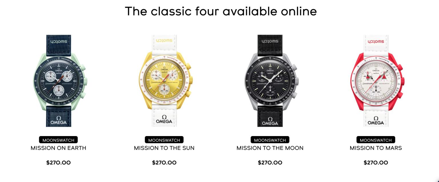 The MoonSwatch is finally available to buy online… but only in these ...