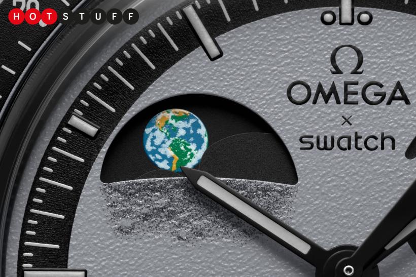 The Swatch MoonSwatch Mission to Earthphase includes a complication ...