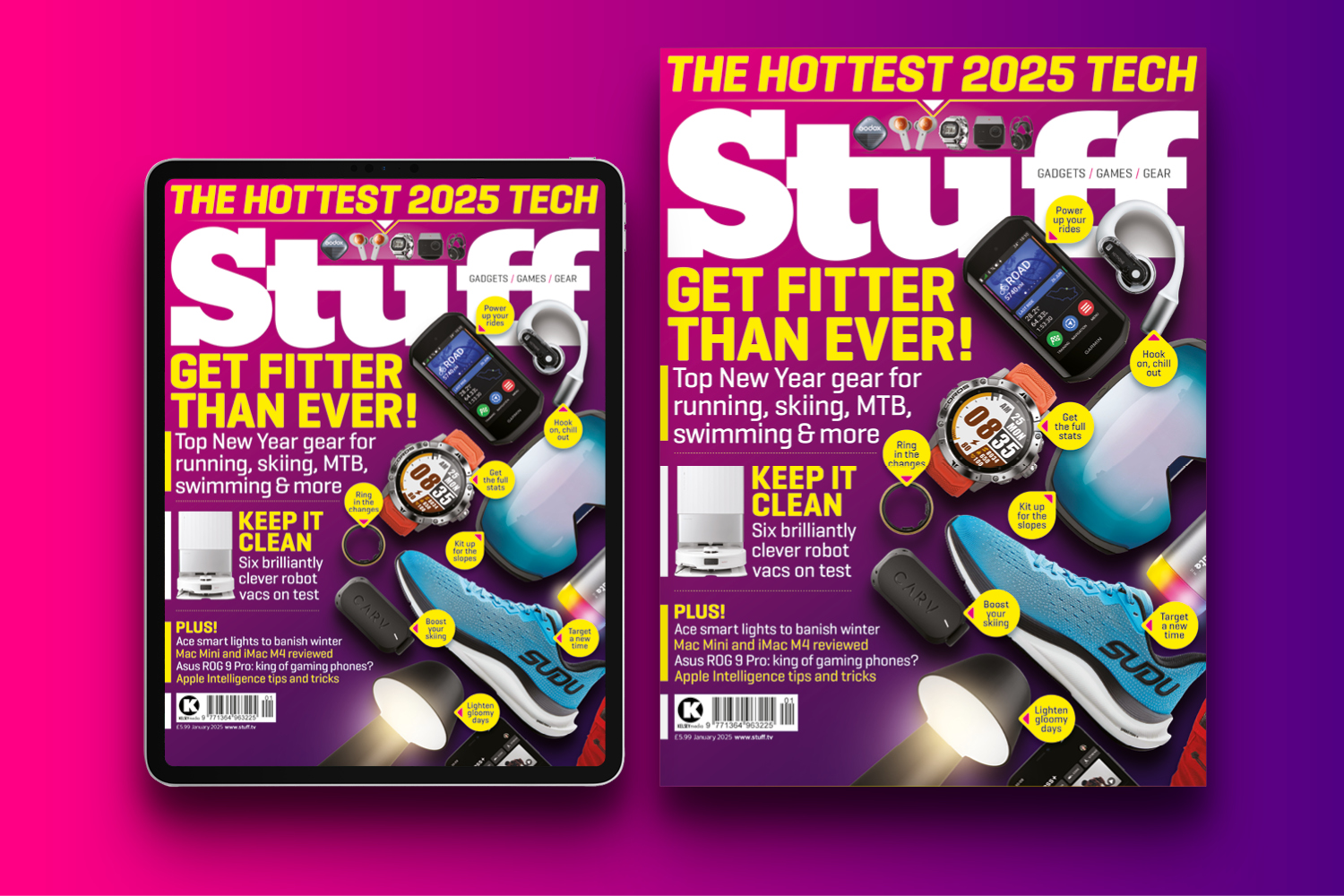 Get fitter than ever with Stuff Magazine's January 2025 issue! | Stuff