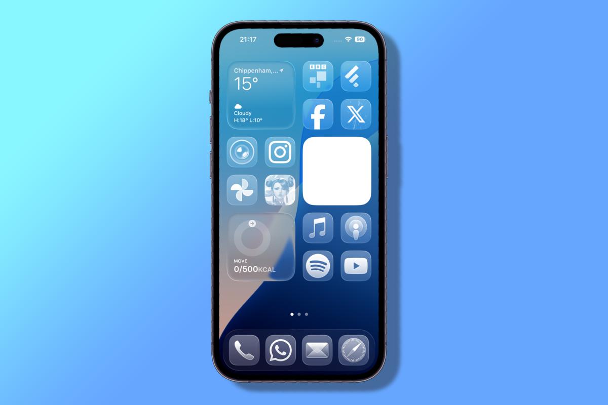This is what liquid glass looks like on iOS 26 - and how you can turn ...
