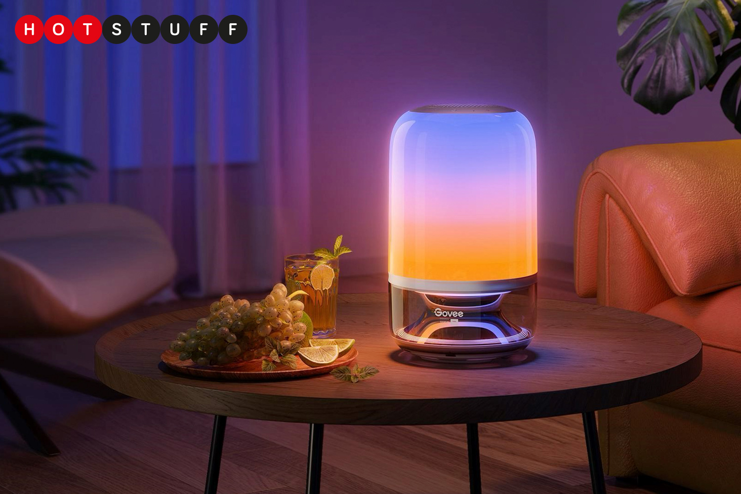 The JBL-infused Govee Table Lamp 2 Pro's sound reactive lighting put a ...