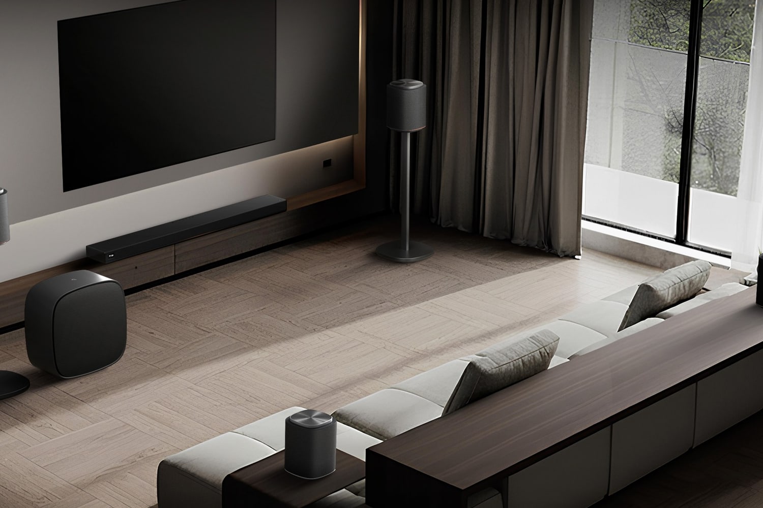 LG Sound Suite wireless Dolby Atmos home cinema system priced-up at CES ...